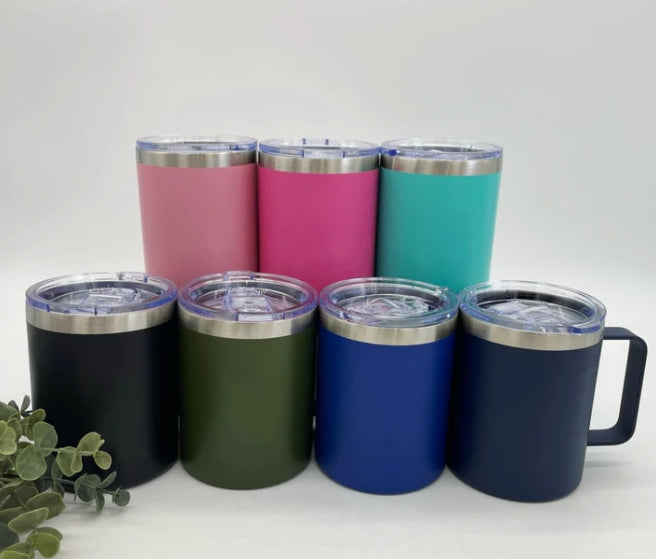 12oz Powder Coated Camp Cups (Engraving) – KB Creations